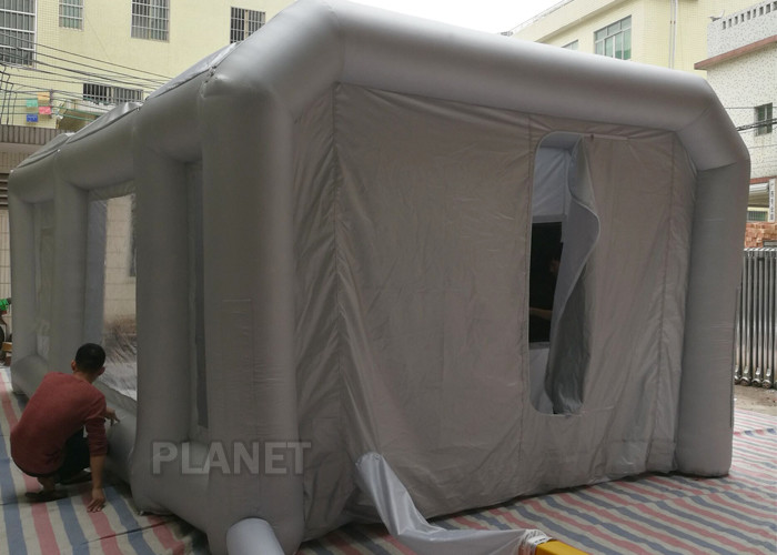 Raksasa Tiup Semprot Booth Workstation Mobil Pencetakan Logo Perakitan ...